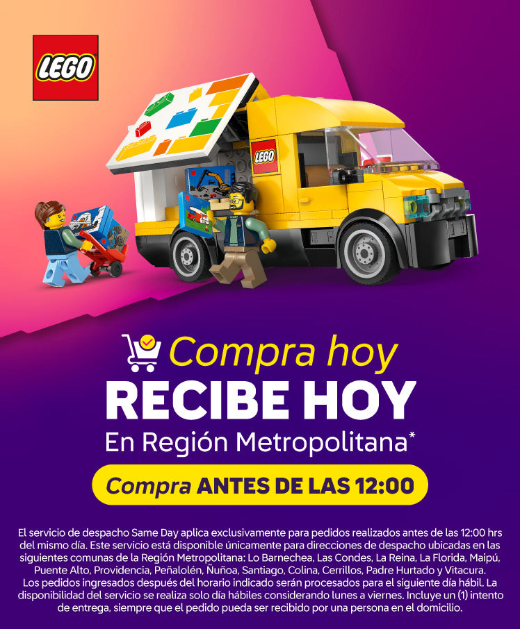 Entregas Same Day LEGO® Chile — LEGO Chile